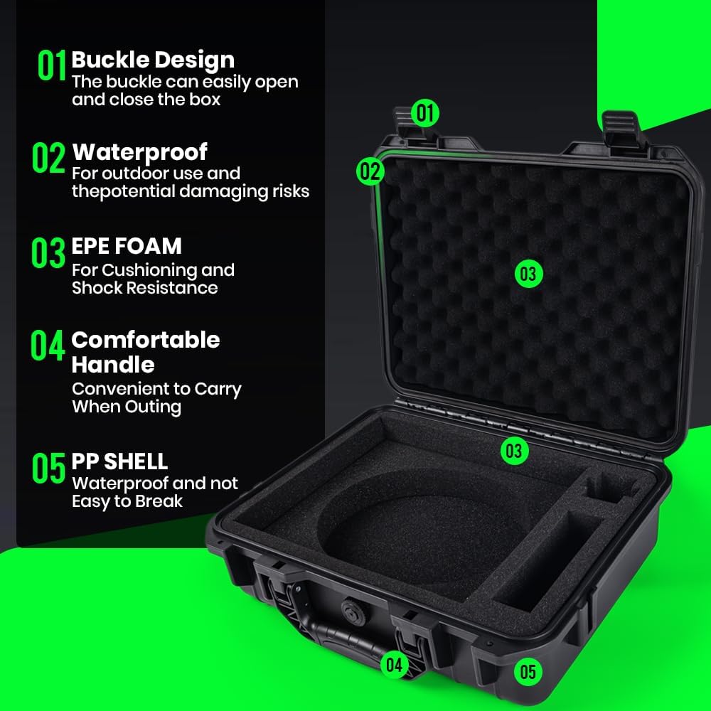 Starlink Mini Carrying Hard Case with Precision Cut Foam for Accessori ...