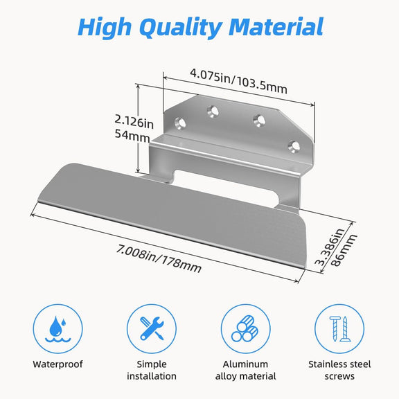 XTAR Aluminum Wall Mount Brackets for Mesh Router V2 (Router Mount ...
