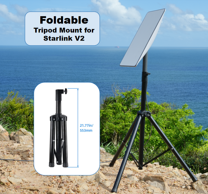 XTAR-Link Foldable Tripod Mount for Starlink Gen2/High Performance ...
